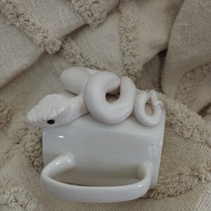 Whte Snake Mugpolymer Clay Mugpersonalized Muggift Mug - Etsy