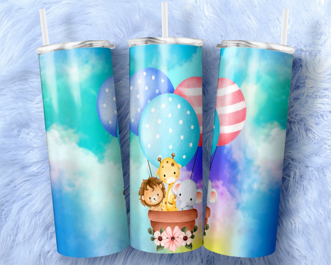 Personalized Cute Tumbler, Safari Cup, Lion Cup, Giraffe Cup, Elephant ...