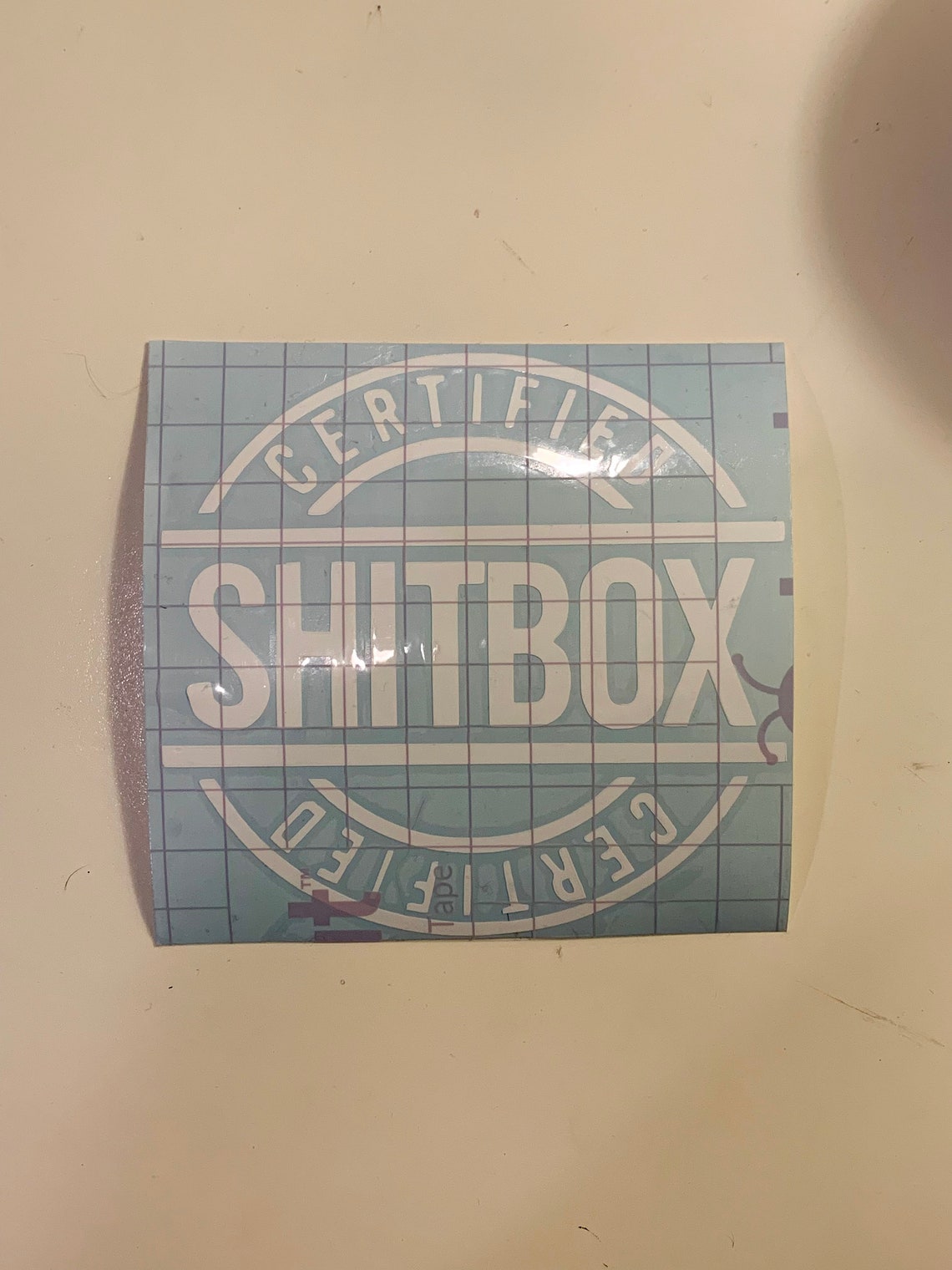 Certified Shitbox Window Decal - Etsy