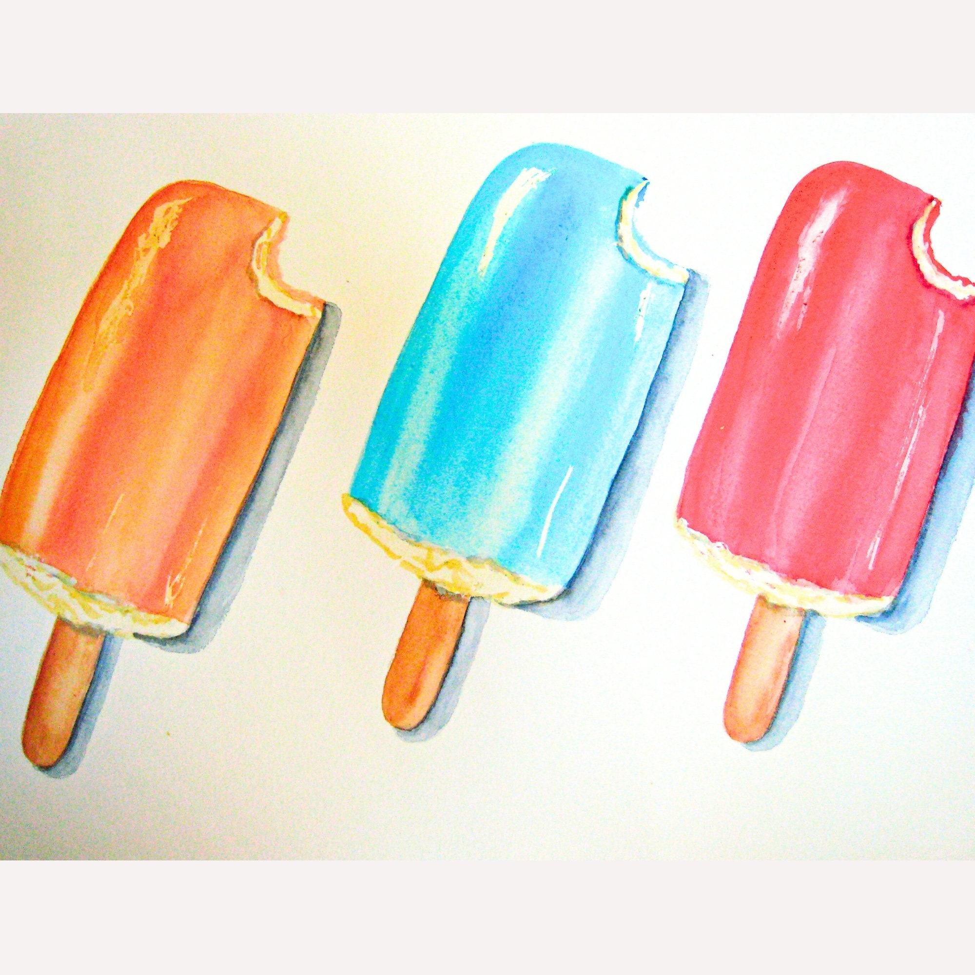 Watercolor Popsicles Tracer: DIY Art Reference Photo & Supply List ...