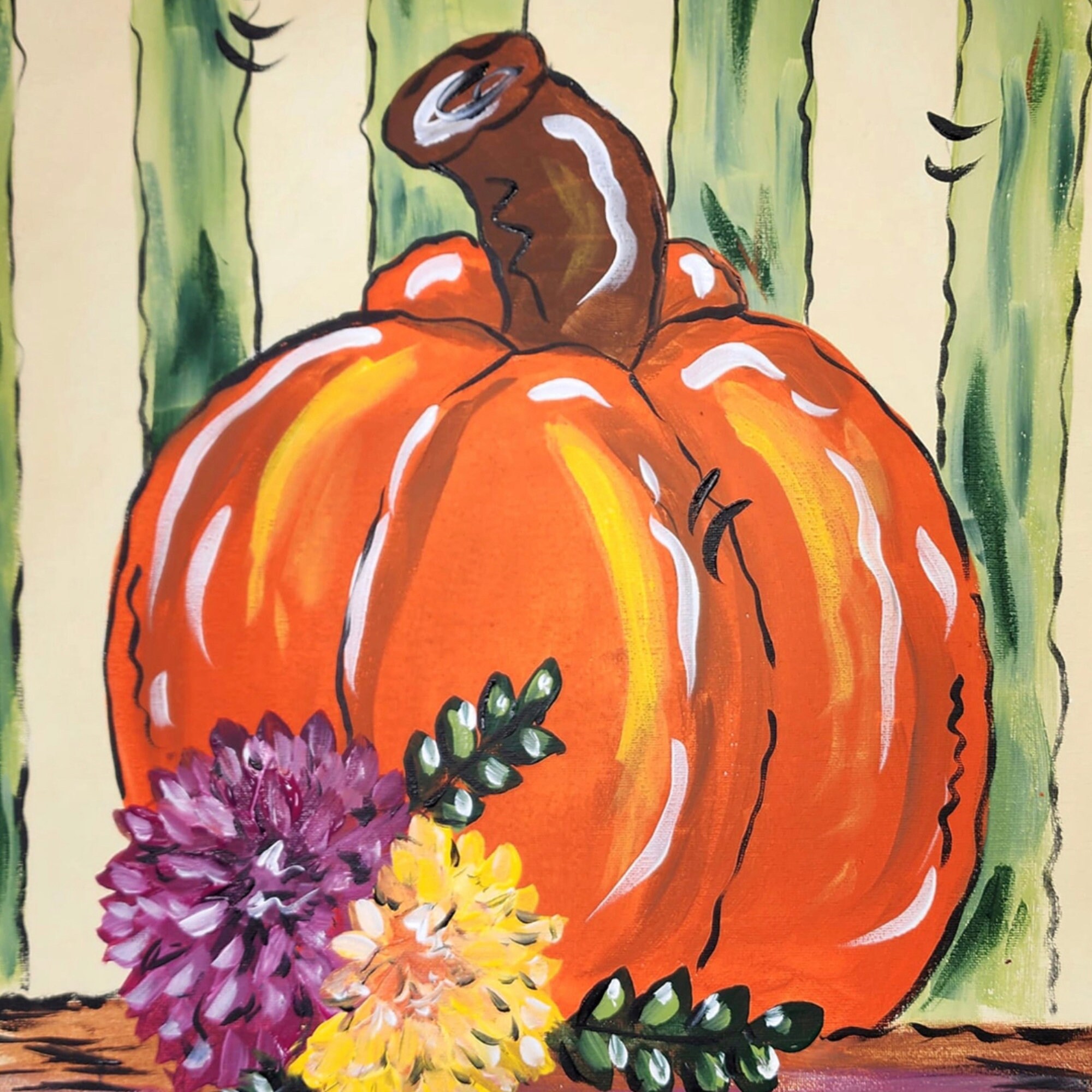 DIY Paint Party Kit Instant Download Fall Pumpkin Paint and Sip Party ...