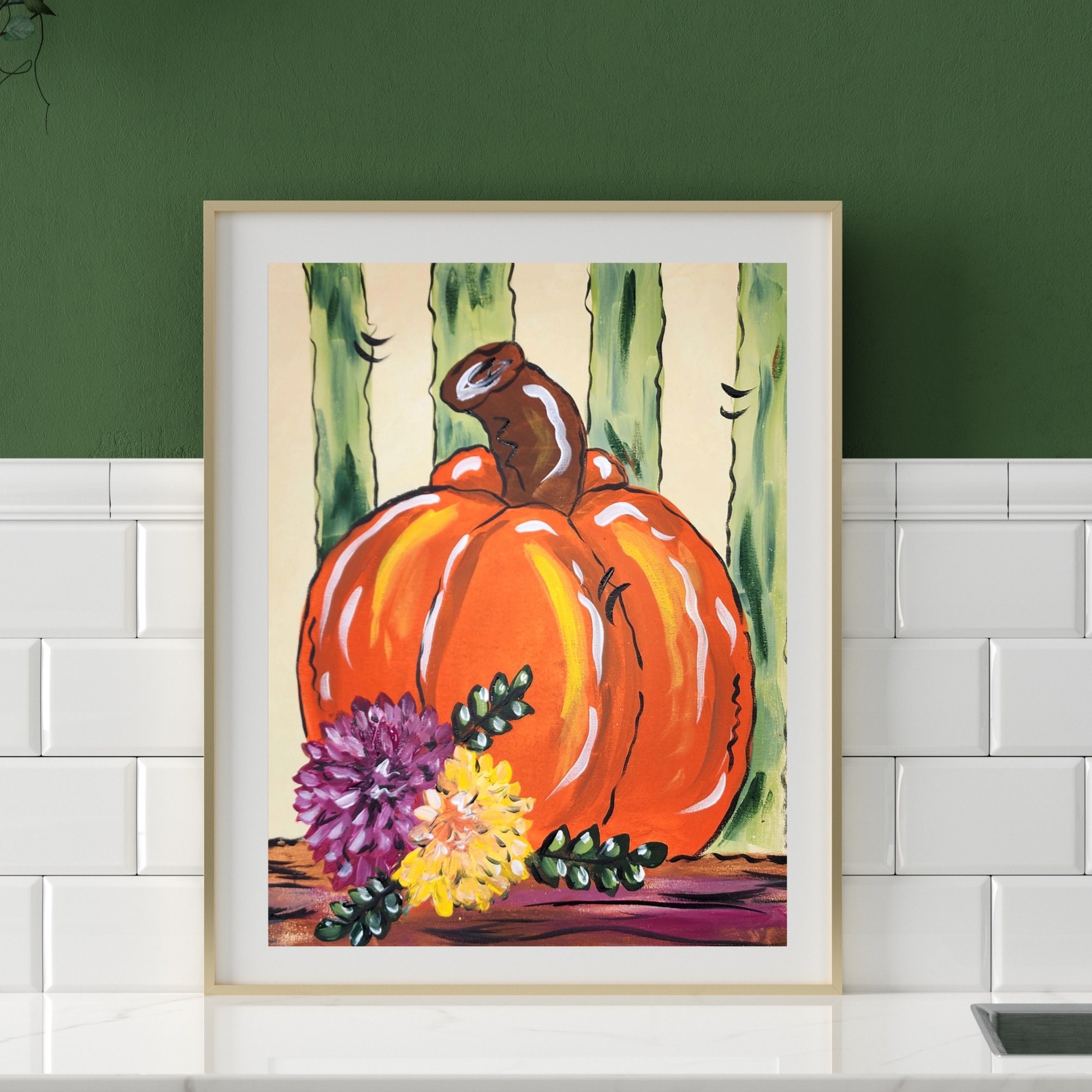 DIY Paint Party Kit Instant Download Fall Pumpkin Paint and Sip Party ...