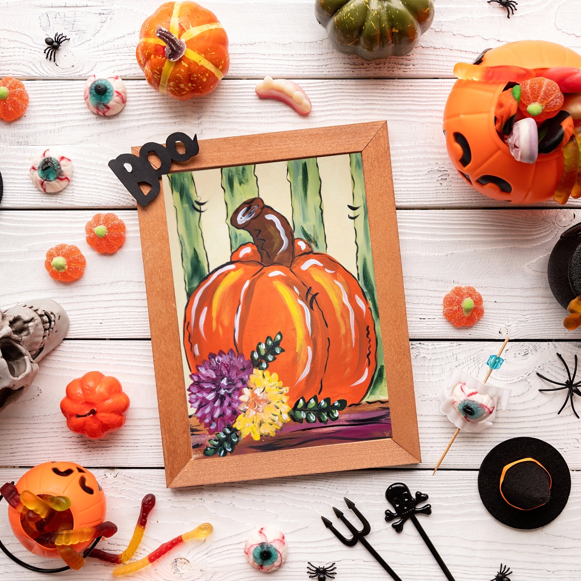 DIY Paint Party Kit Instant Download Fall Pumpkin Paint and Sip Party ...