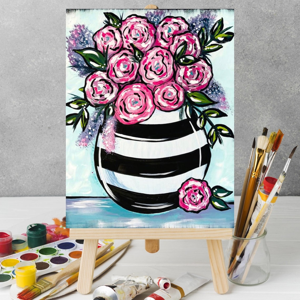 DIY Paint Party Kit Instant Download Includes Tracer, Instructions ...