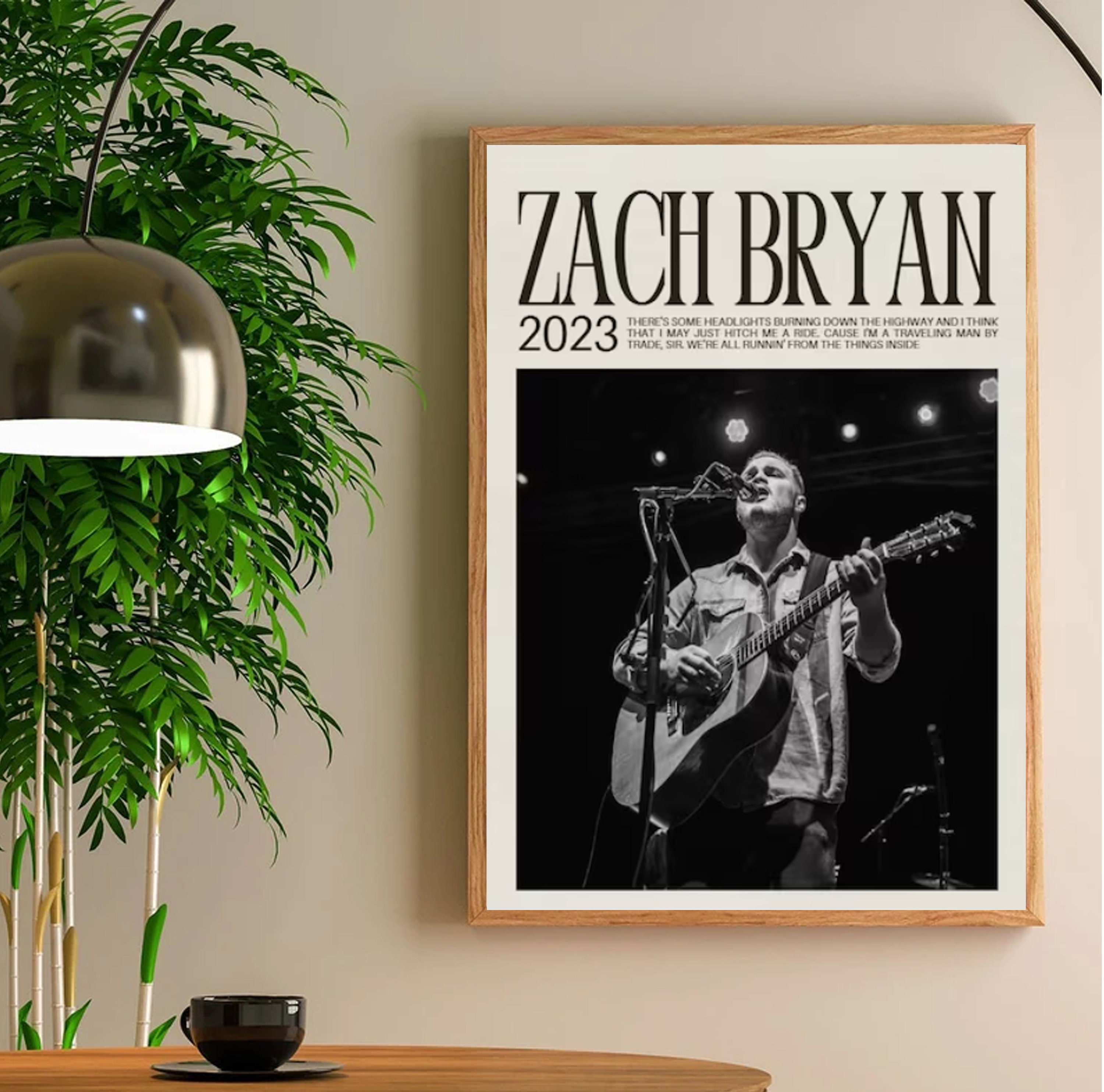 Vintage Zach Bryan 2023 Poster, Burn Burn Burn Tour Poster sold by ...