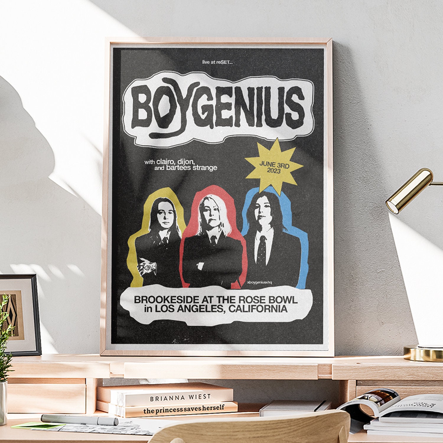 Vintage Boygeniuss 2023 Poster, Boygenius Tour Poster sold by Managing ...