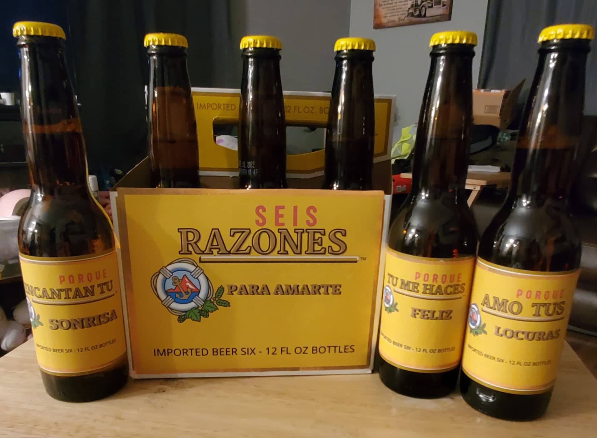 Pacifico 6 Pack Carrier and Bottle Labels Spanish - Etsy