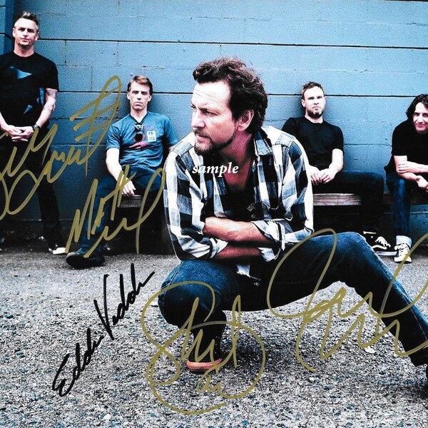 Pearl Jam Signed Memorabilia - Etsy