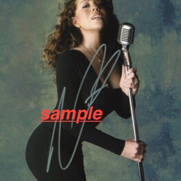 Mariah Carey Photo Autograph - Etsy