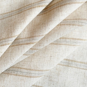 Beige Sample Fabric Striped Drapery Fabric for Curtains Beige Striped ...