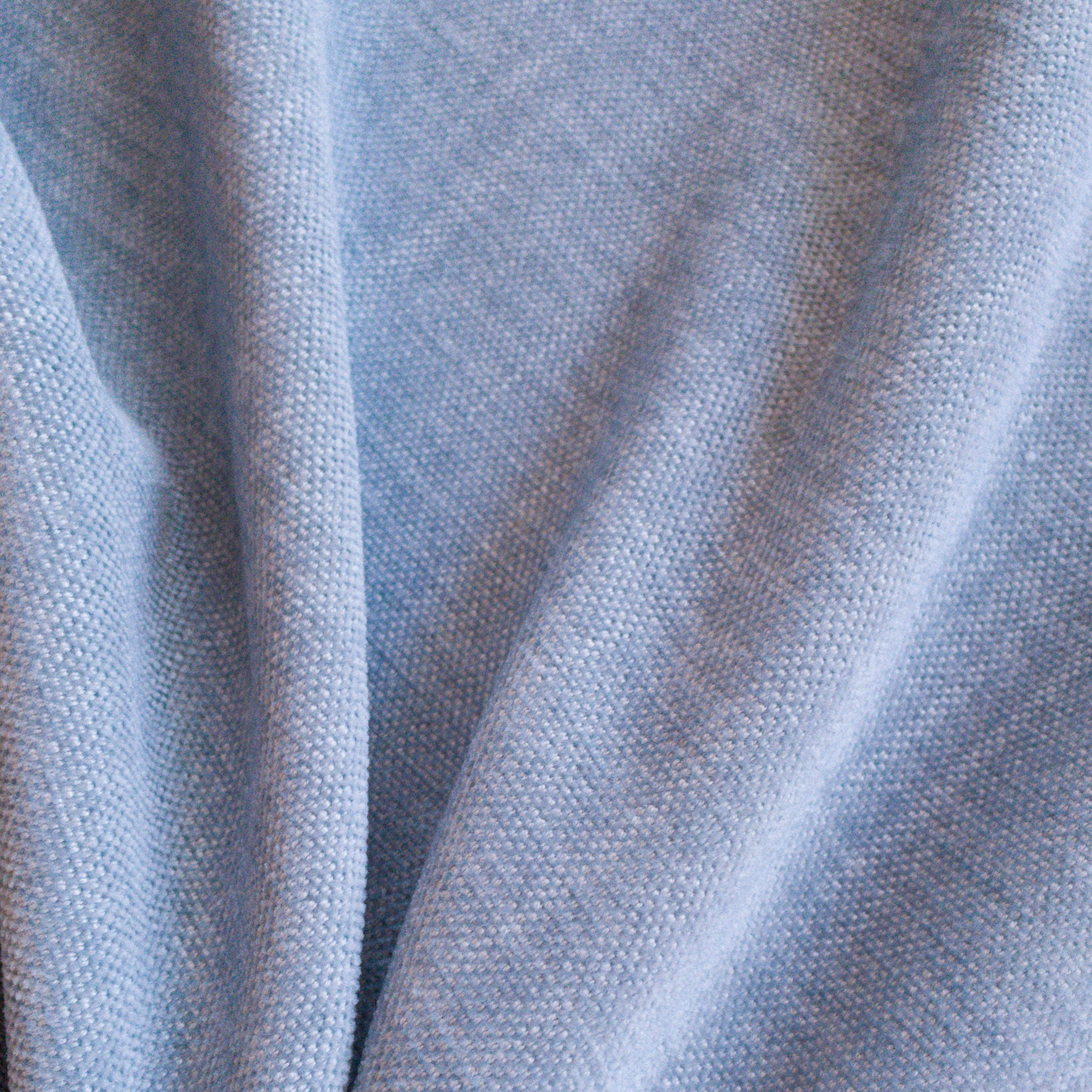 Blue Chenille Sample Fabric Blue Upholstery for Chairs Textured Fabric ...