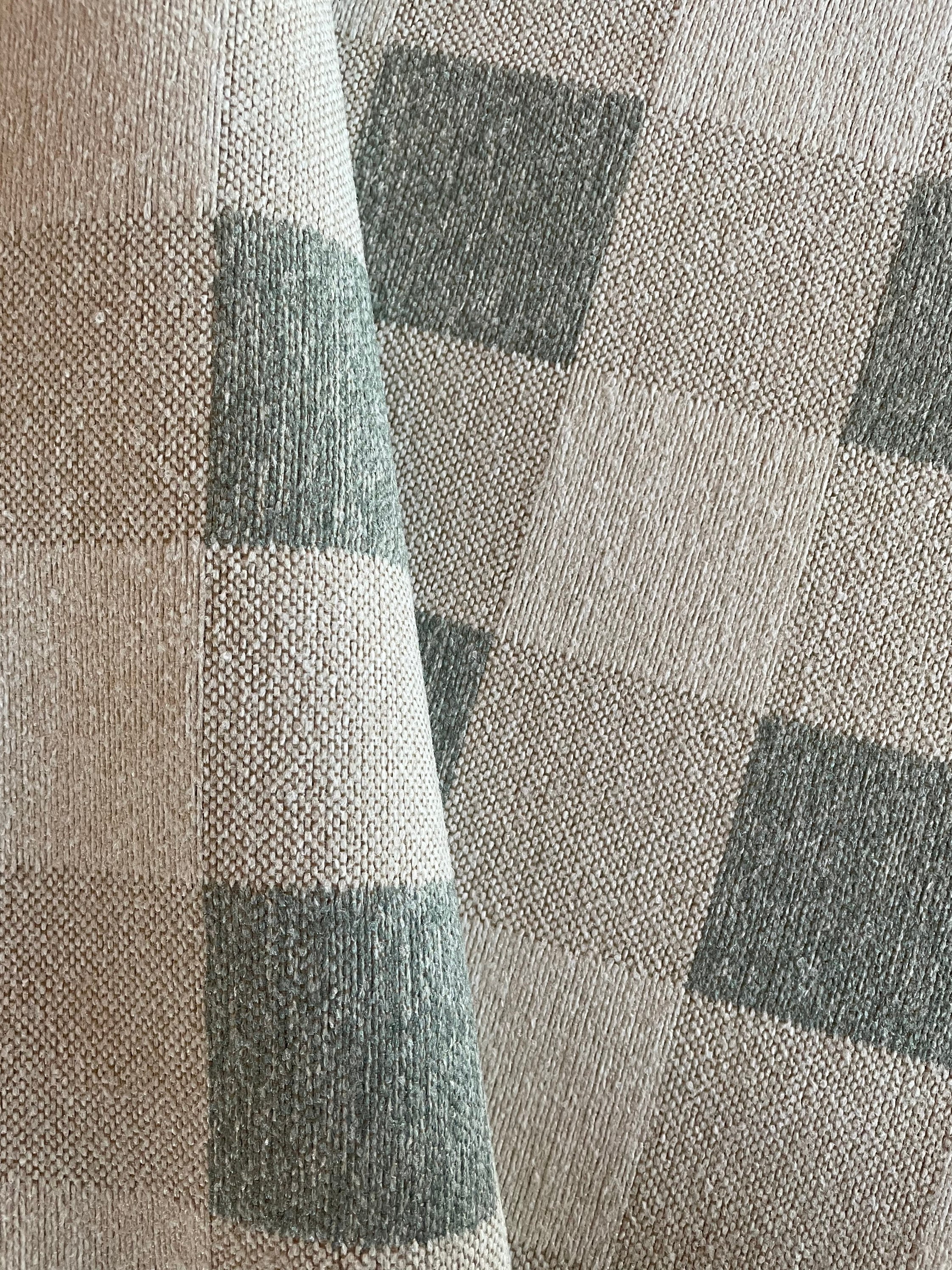 Green Buffalo Plaid Sample Fabric, Jacquard Upholstery Fabric by the ...
