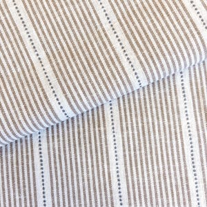 Brown Striped Drapery Fabric Brown Striped Fabric for Curtains Striped ...