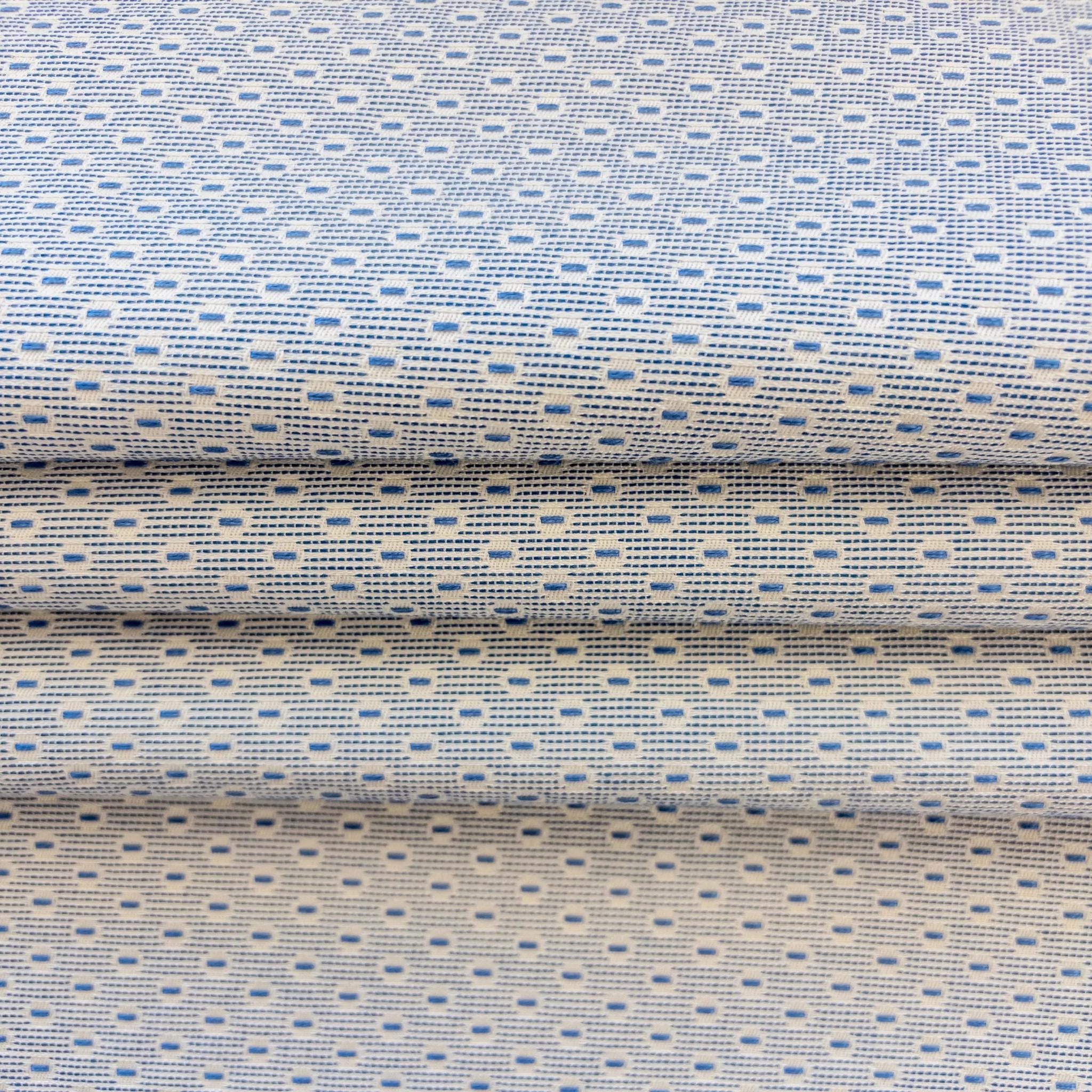 Blue Textured Upholstery Fabric Modern Blue Dotted Fabric for Chairs ...