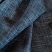 Blue Linen Look Fabric, Blue Drapery Fabric by the Yard, Solid Blue ...