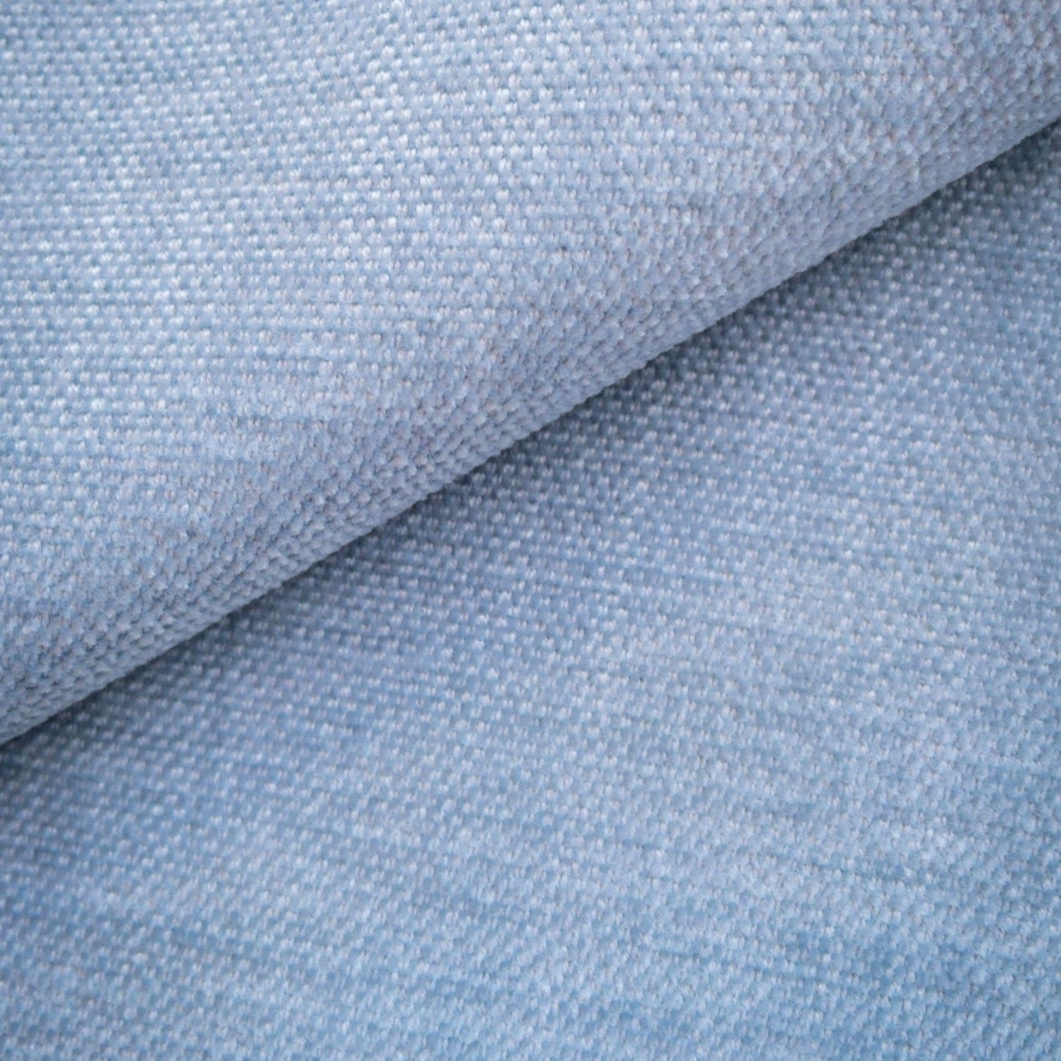 Blue Chenille Sample Fabric Blue Upholstery for Chairs Textured Fabric ...