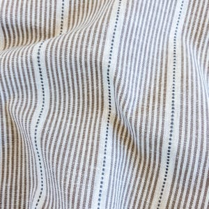 Brown Striped Drapery Fabric Brown Striped Fabric for Curtains Striped ...