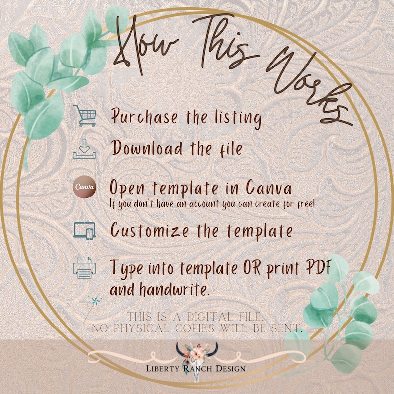 Develop Your Vision & Mission Statement - Canva Template Download - Etsy