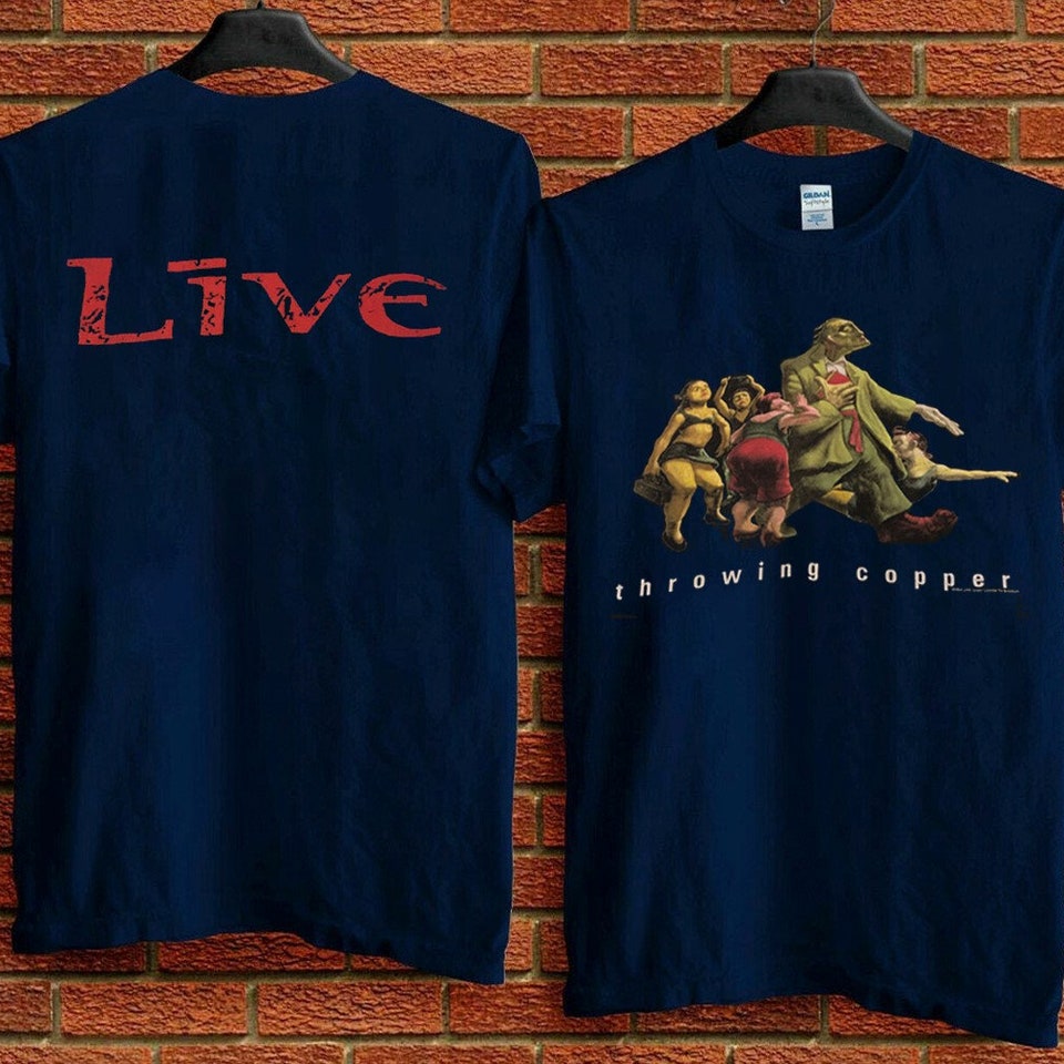 Vintage Live 1994 Throwing Copper Black Concert T-Shirt sold by Nambcvt ...