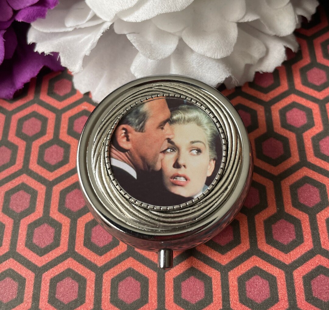 ALFRED HITCHCOCK VERTIGO Box - Delicate Pill Box Gift Detail Handmade ...