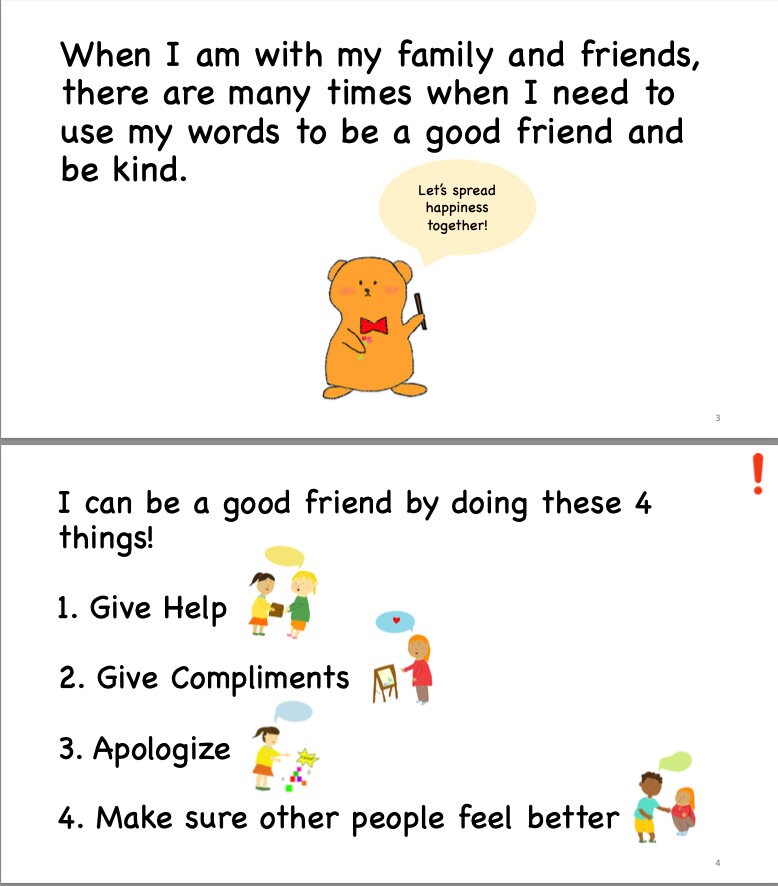 Social Story for Young Children and Learners With Autism: Using Kind ...