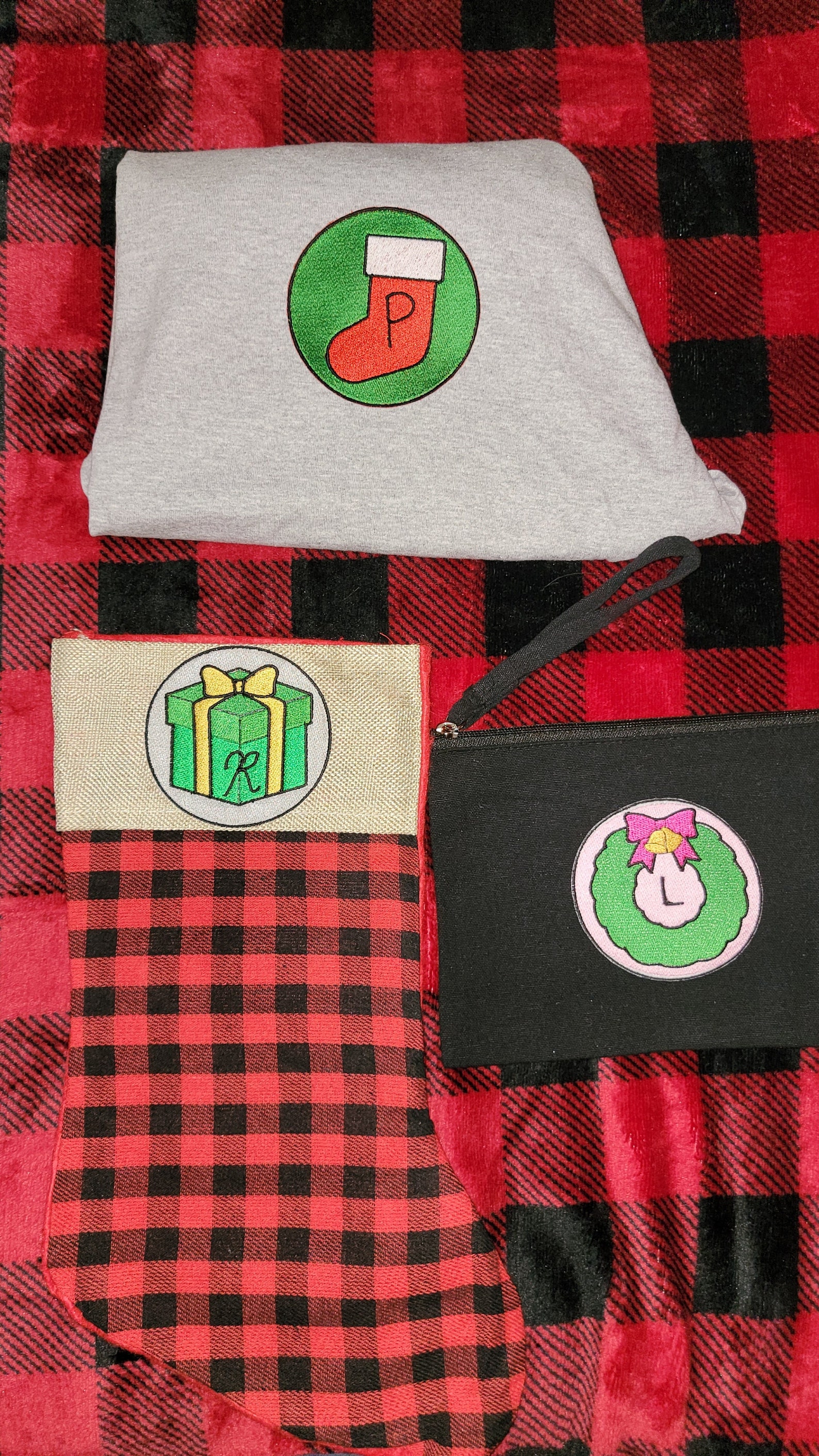 Customized Embroidered Christmas Stocking Patch 3.5 - Etsy