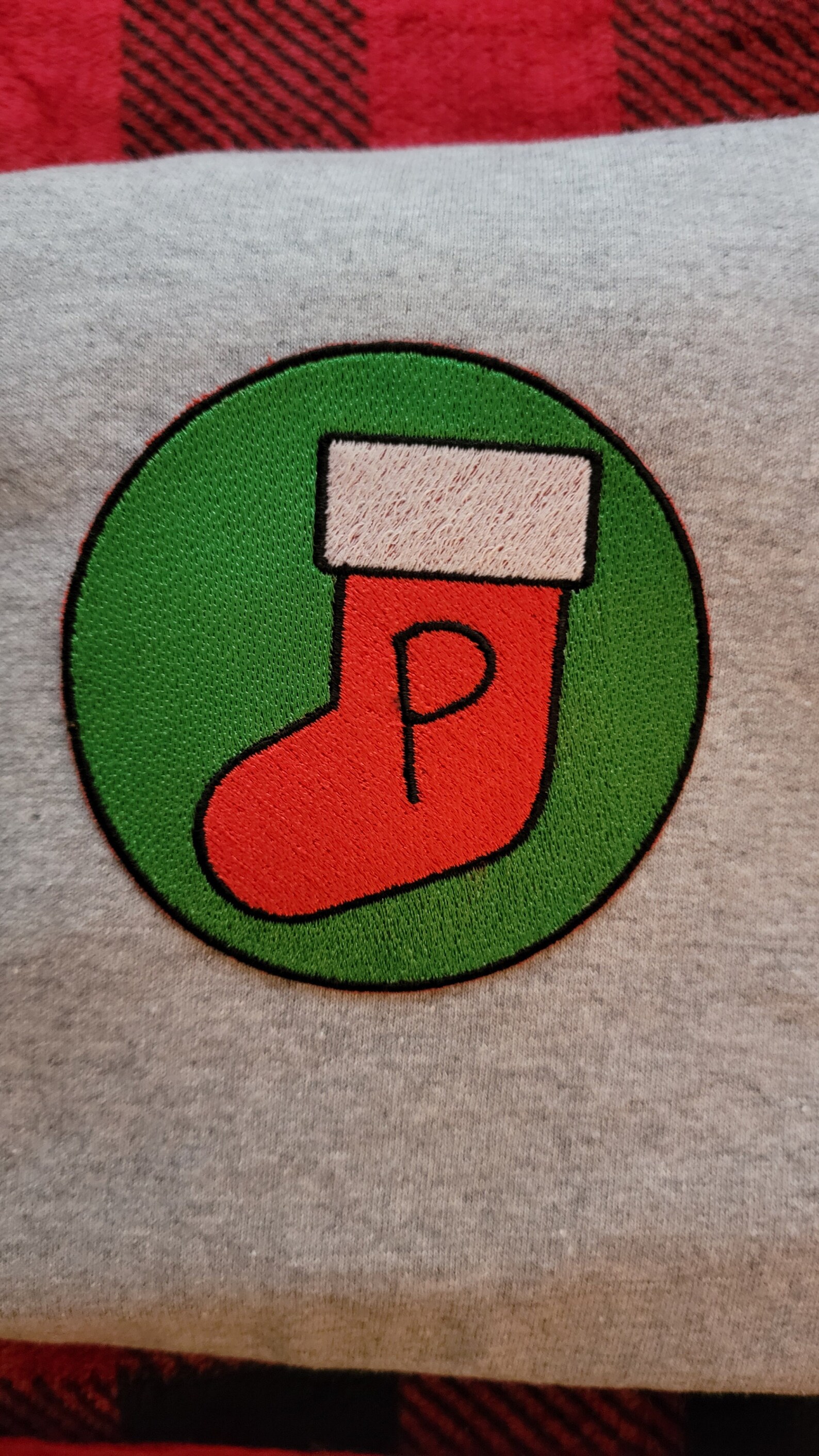 Customized Embroidered Christmas Stocking Patch 3.5 - Etsy