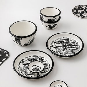 Tiger Dinner Plate/tiger Dish Set/creative - Etsy