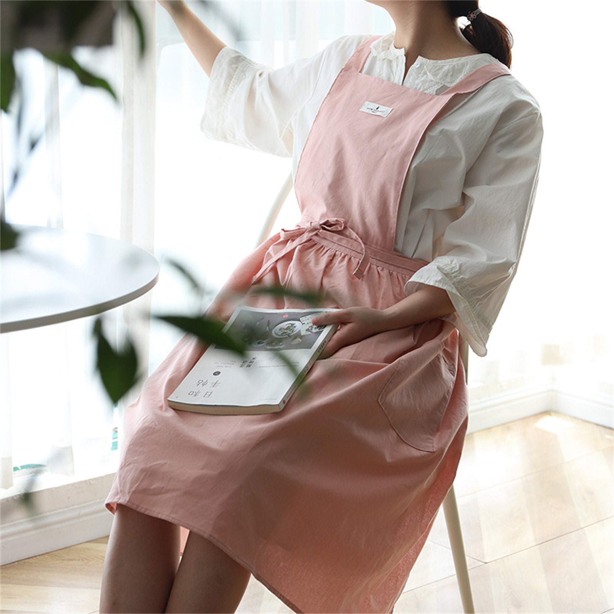 Apron Dress for Her/basic Apron/full Body Apron/garden - Etsy