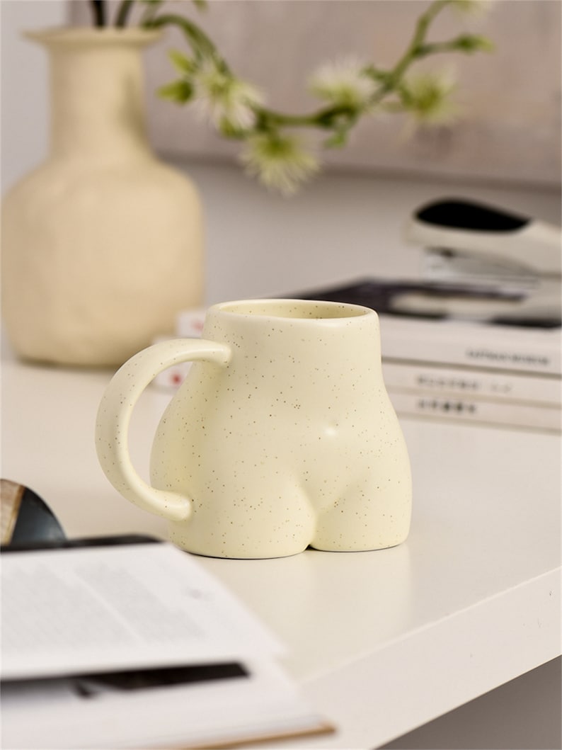 Fun Butt Mug/sesame Glazed Ceramic Mug/personalised Mug/coffee - Etsy