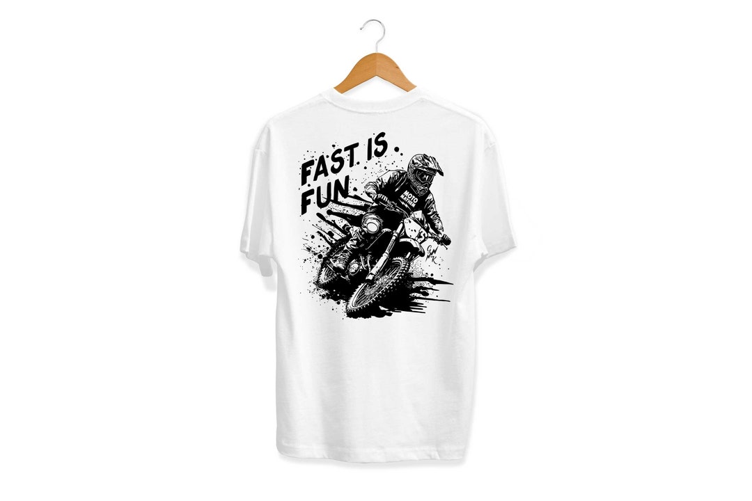 Fast is Fun Motocross Adult T-shirt: Moto Mayhem Tee - Etsy