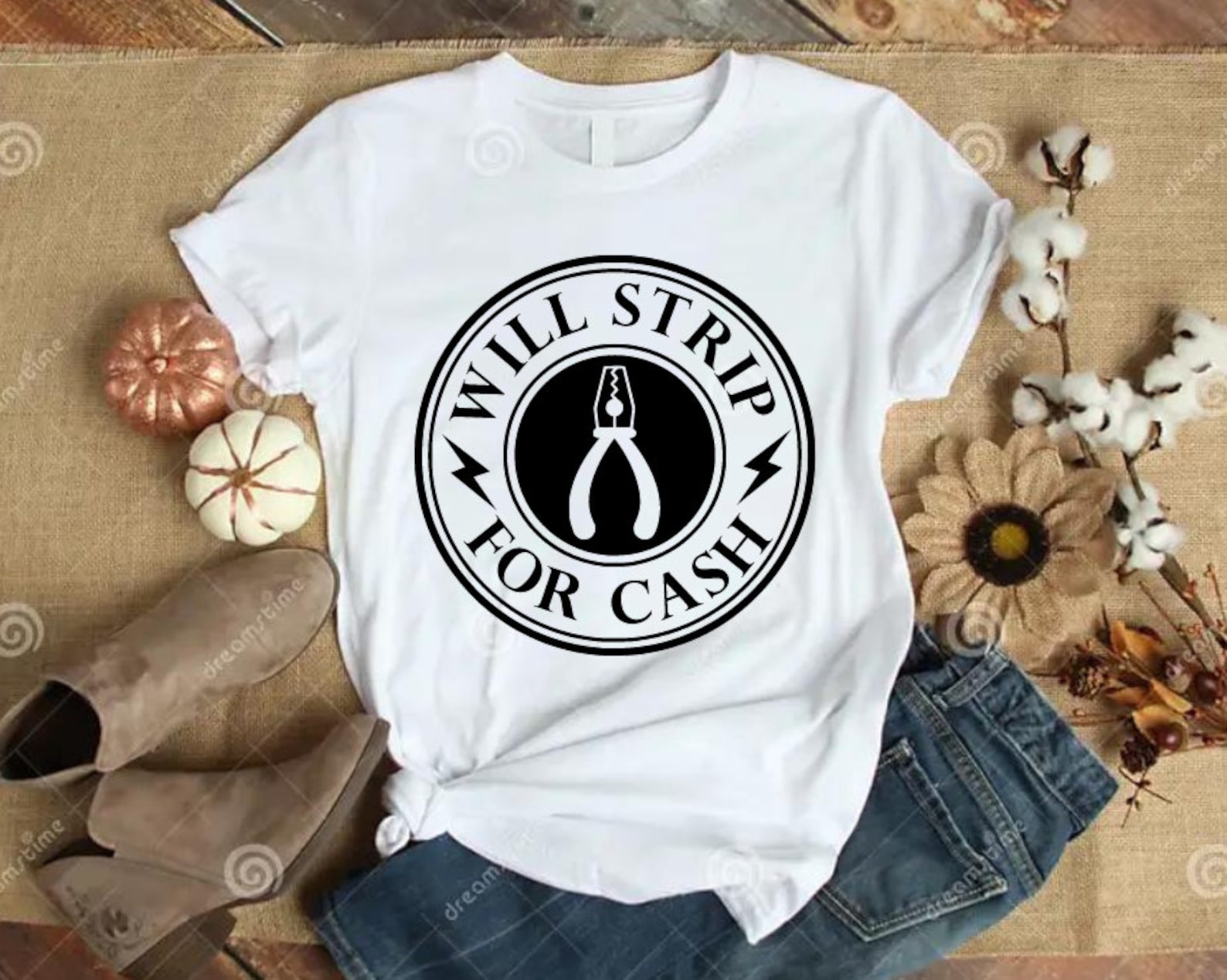 Will Strip for Cash SVG File for Electrician, Blue Collar, Men/woman's ...