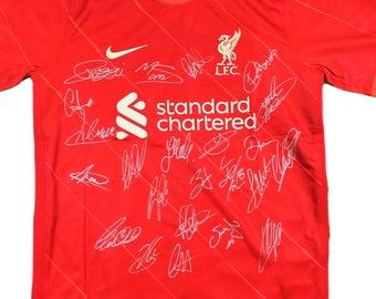 Liverpool Signed Jersey - Etsy