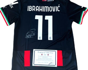 Zlatan Ibrahimovic Hand-signed Shirt Back Poster Frame W/ - Etsy