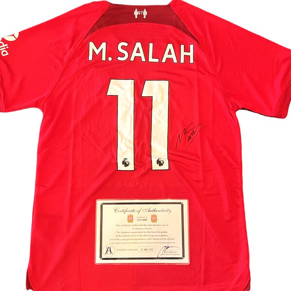 Mo Salah Autograph - Etsy
