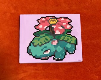 Venusaur Pixel Art - Etsy