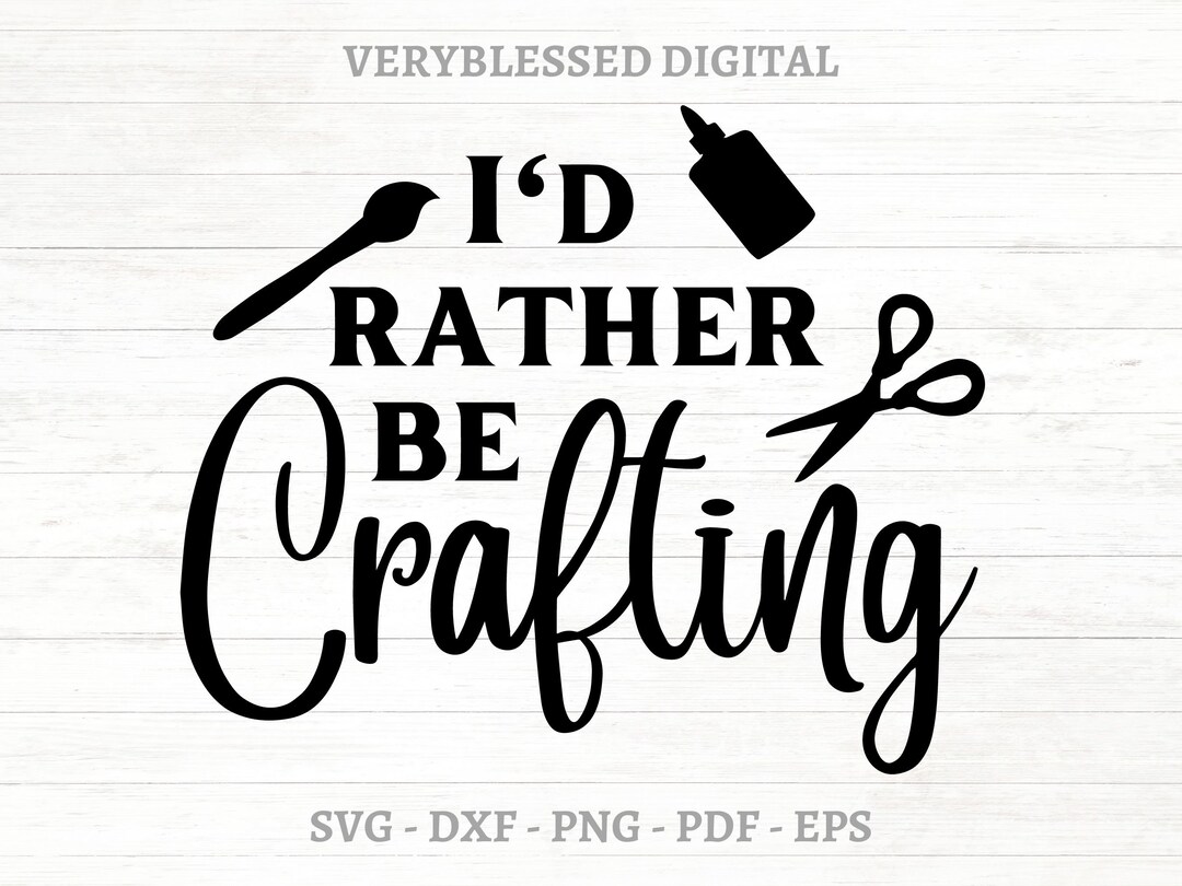 Craft SVG Pdf Eps Dxf Png for Cricut Silhouette - Etsy