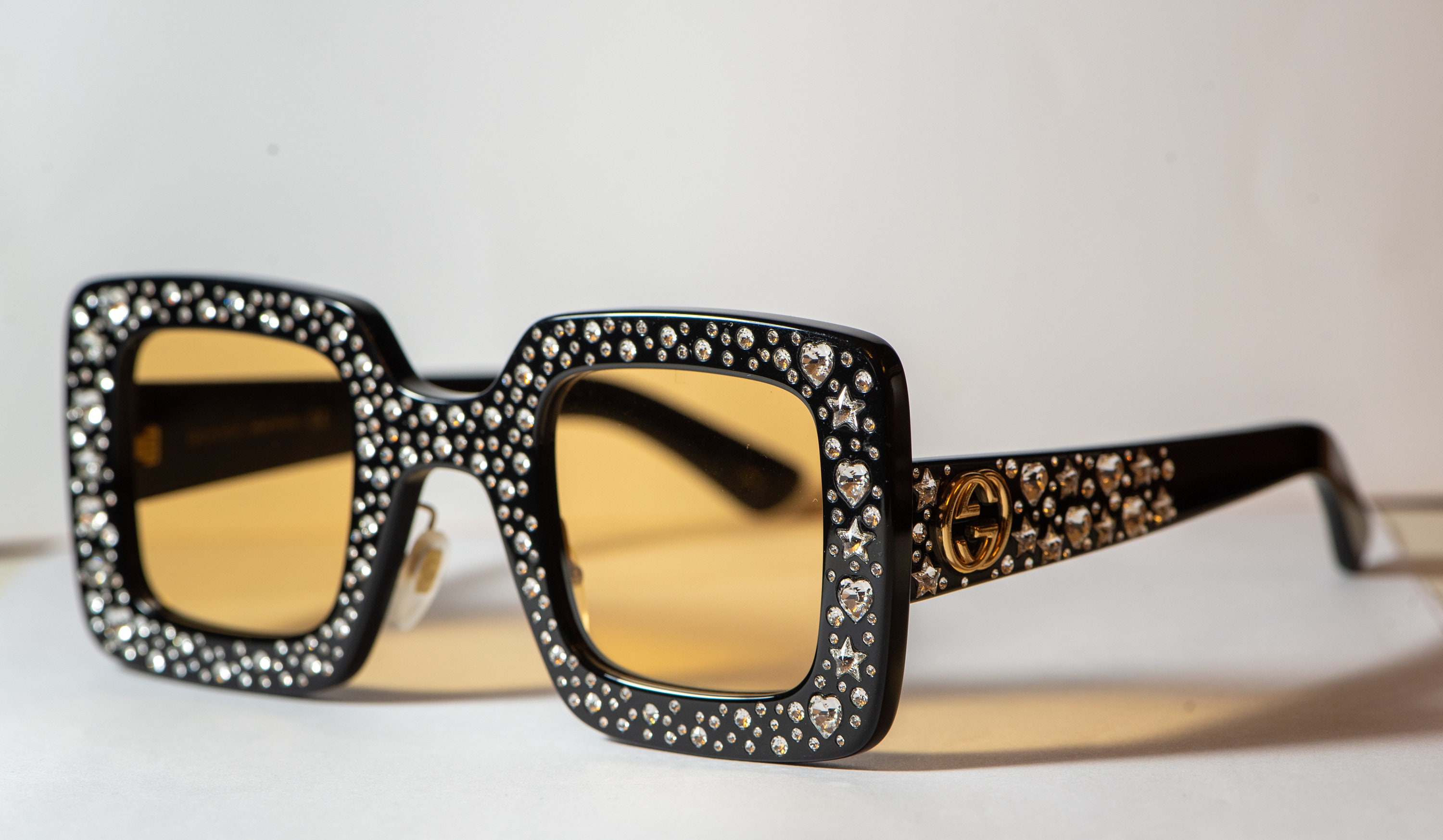 Gucci Sunglasses With Diamonds GG0780S 007 - Etsy