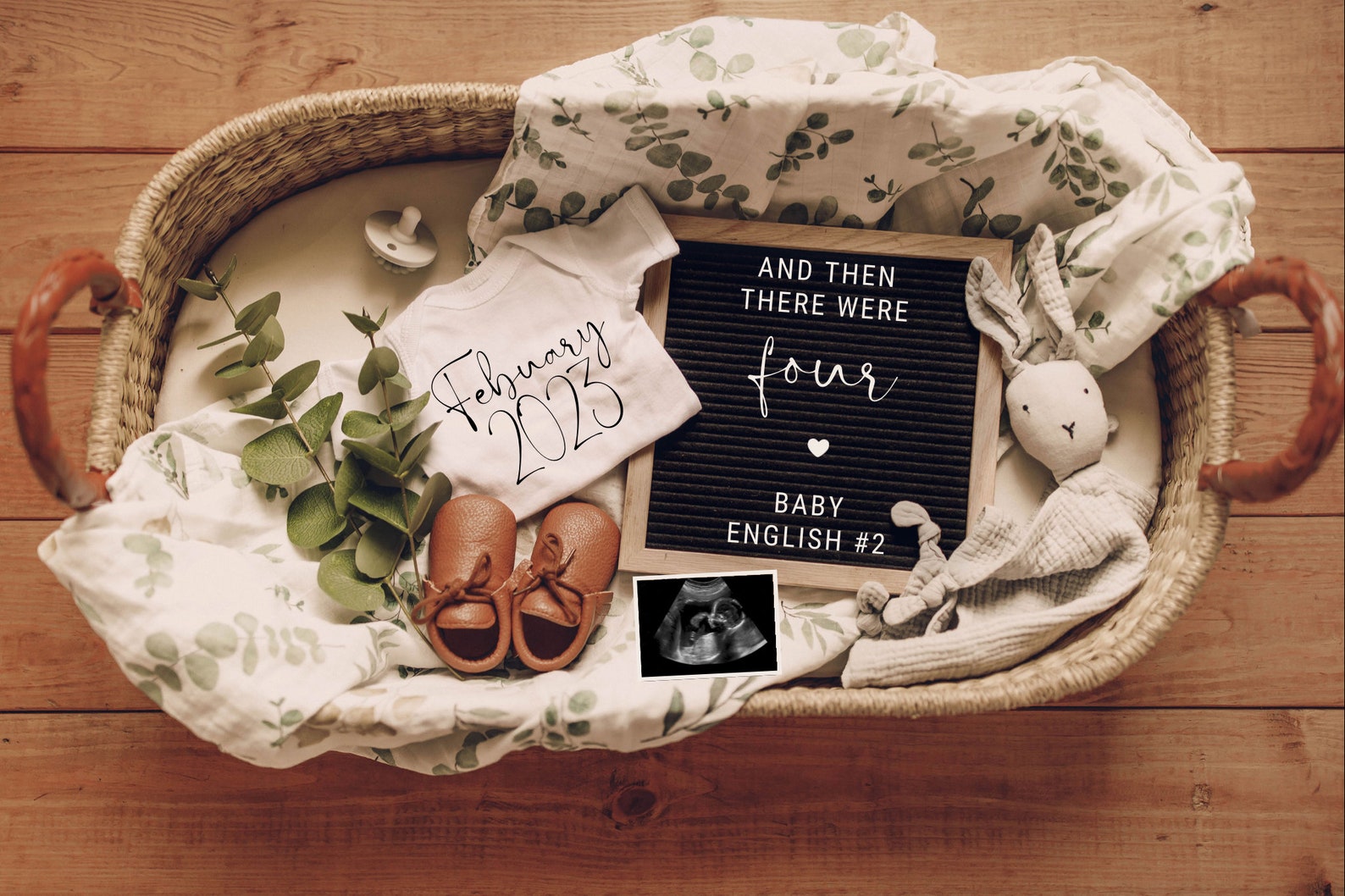 Digital Pregnancy Announcement / Digital Baby Announcement / - Etsy