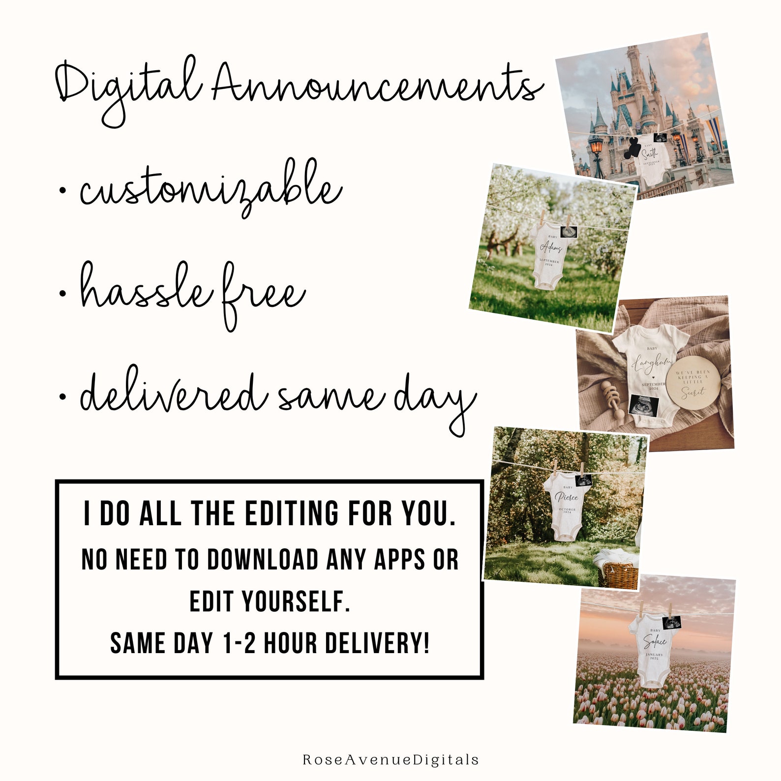 Camping Pregnancy Announcement Digital | Outdoorsy Baby Announcement ...