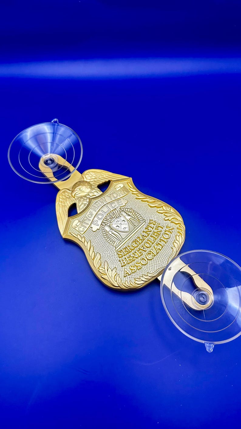 Windshield Badge SBA Sergeant’s Benevolent Association Suction Cup ...