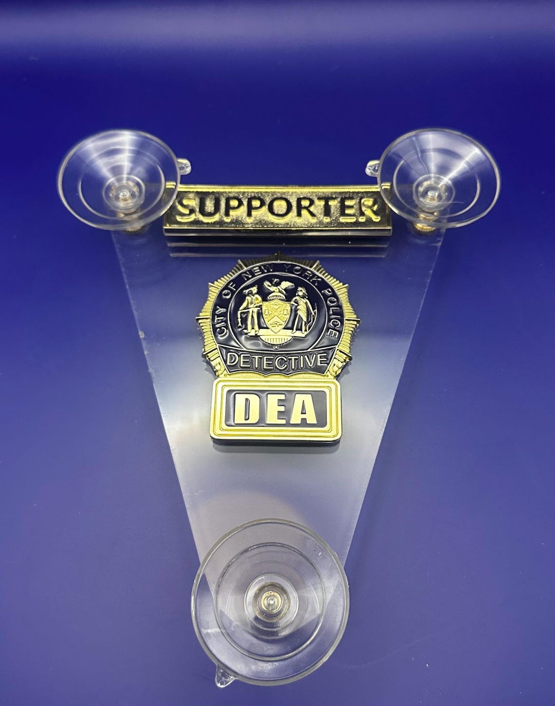 Windshield Badge DEA Detective's Endowment Association Supporter ...
