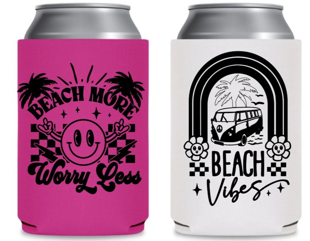 DOUBLE BEACH Brew Buoys/2 Pack Bach Themed Brew Buoys/floating Can ...