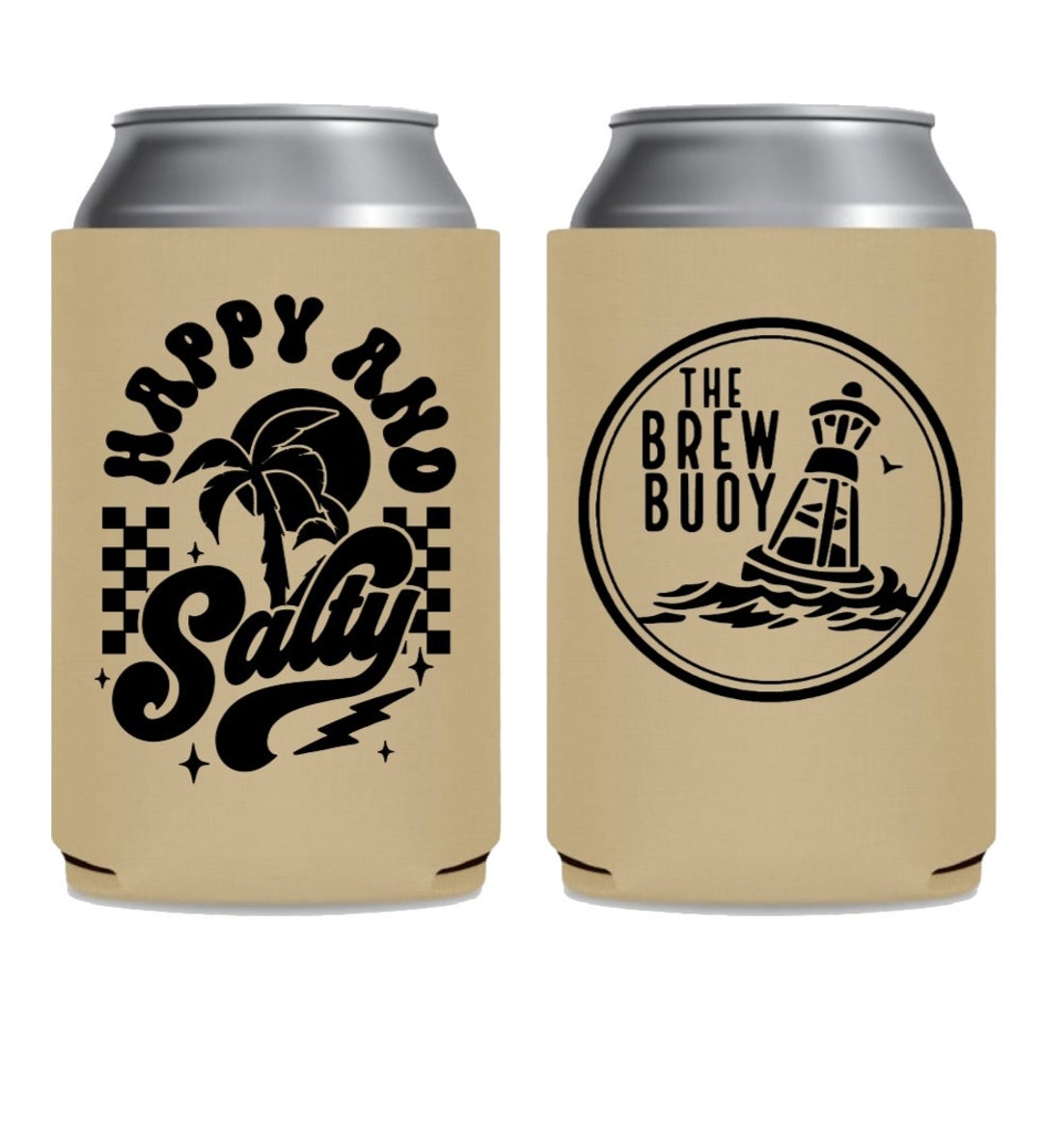 Happy and Salty Floating Can Cooler/floating Drink Holder/floating ...