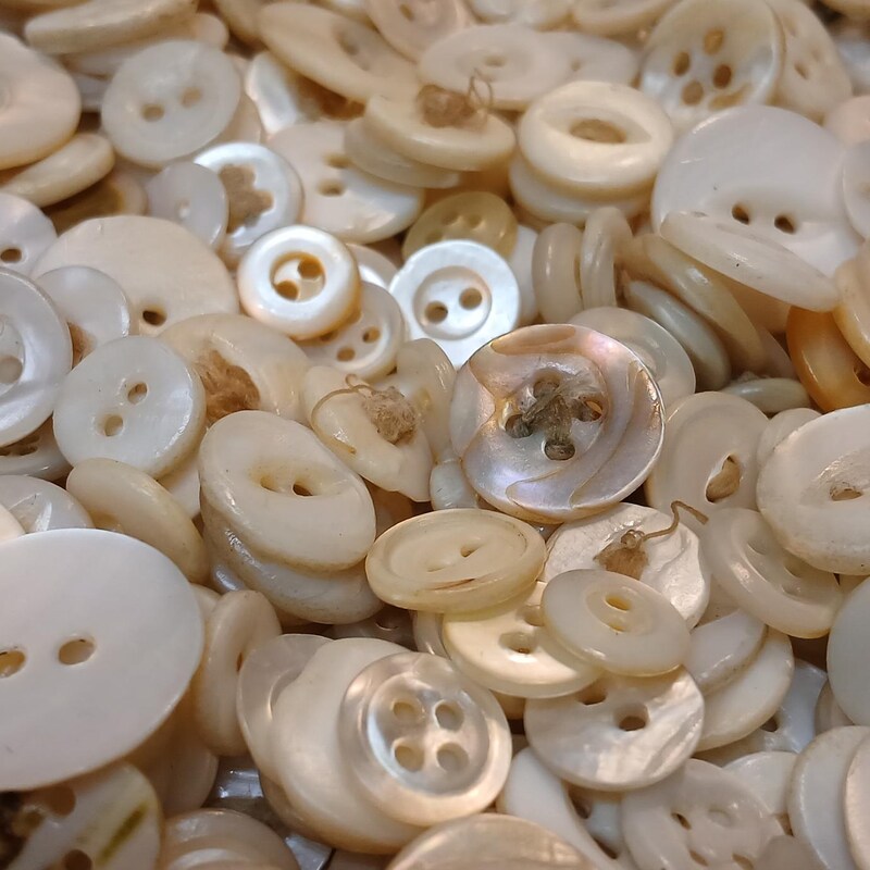 Antique Buttons Shell - Etsy