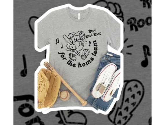 Baseball-root Root Root for the Home Team T-shirt. - Etsy