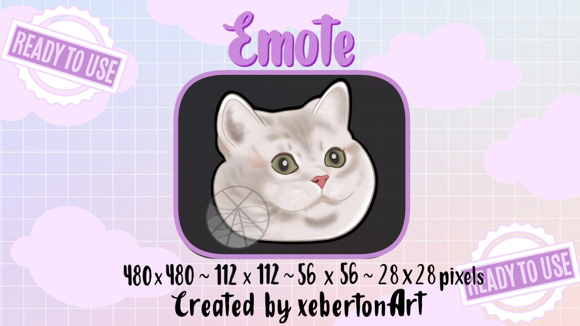 Heavy Breathing Meme Twitch Emote Twitch Badge Fat Cat - Etsy