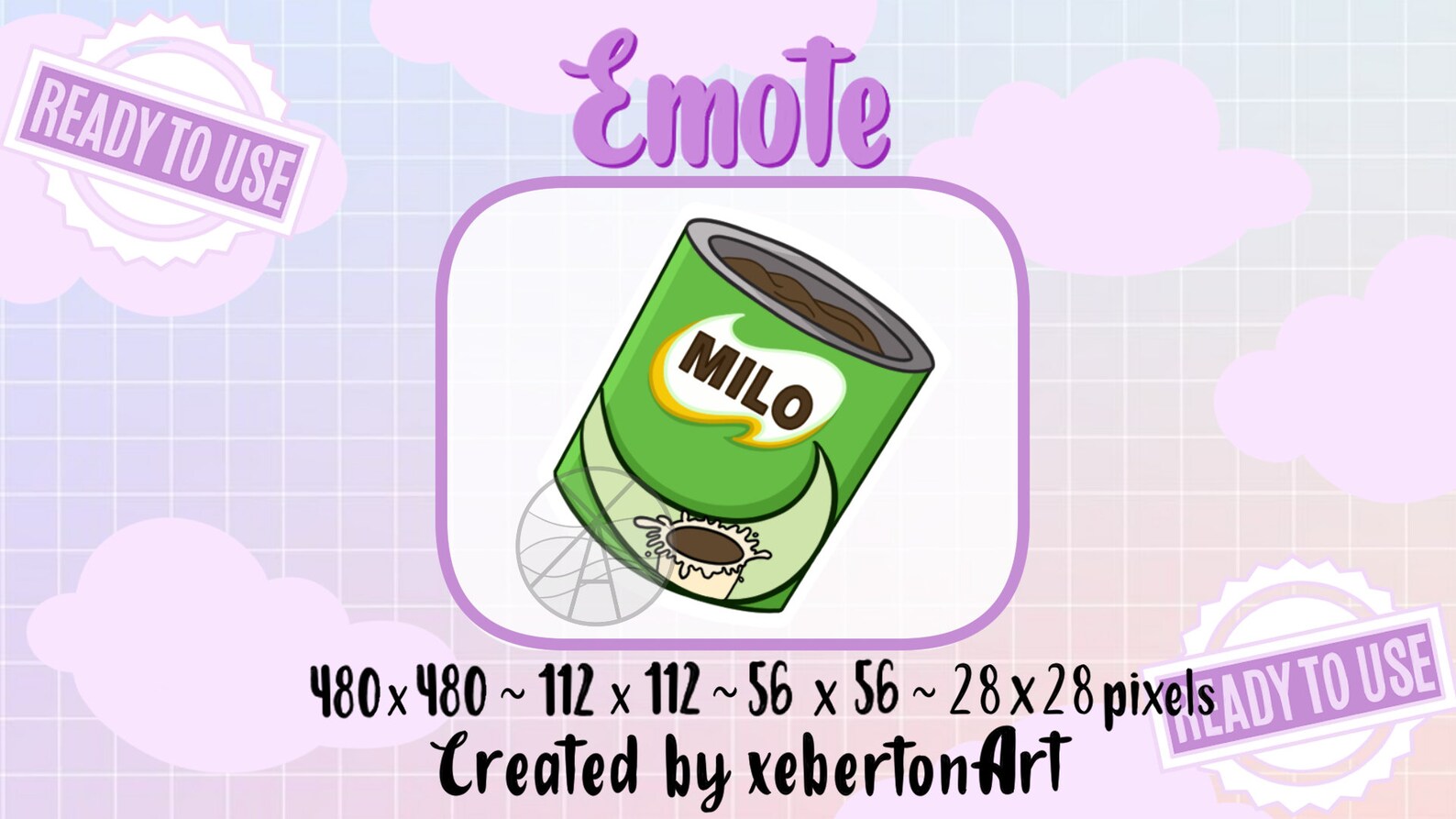 Milo Emote | Twitch Emote | Ready to Use | Twitch Badge | Chocolate ...