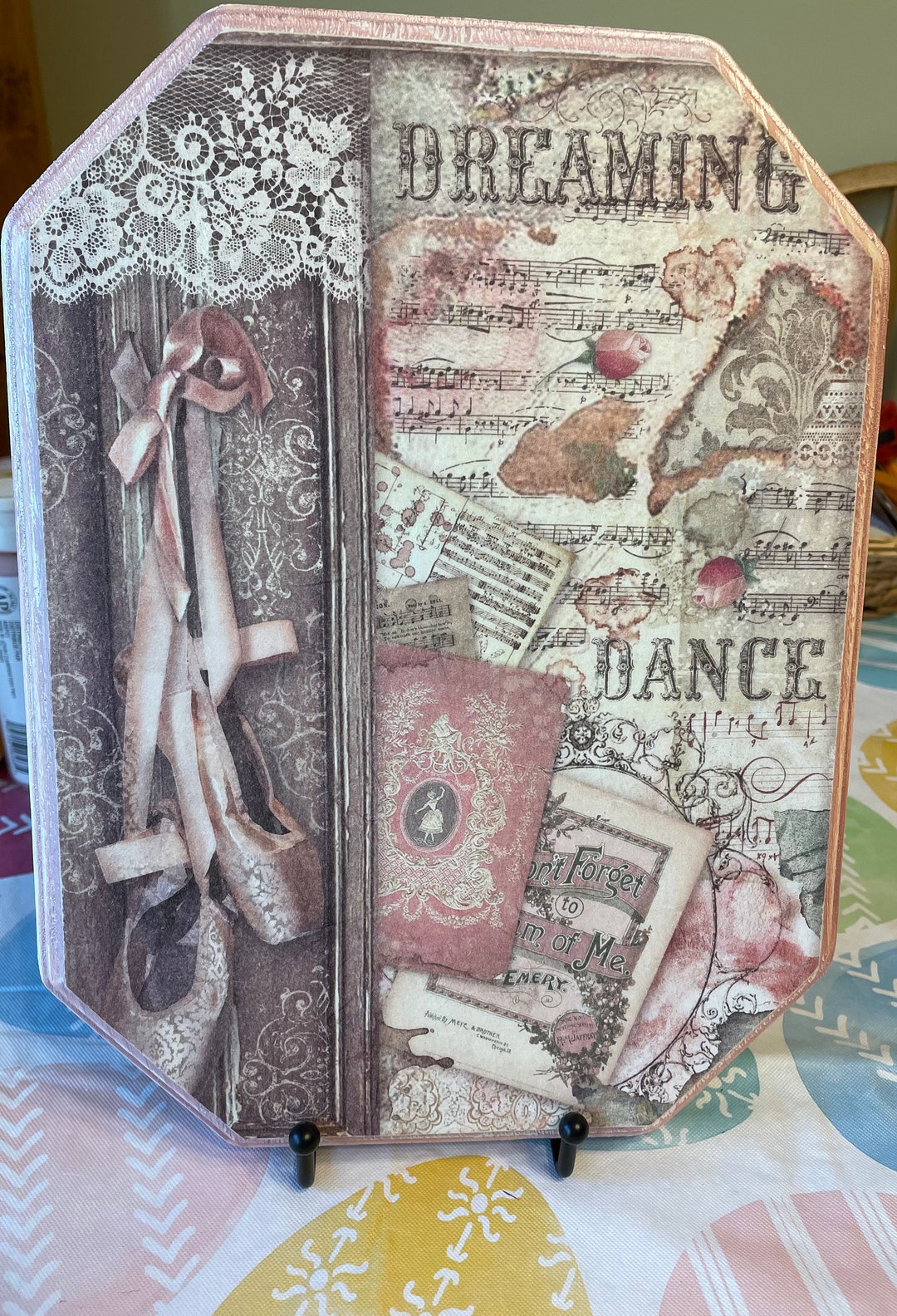 Ballet Decoration, Dance Decoration, Decoupage, Ballet Wall Hanging ...