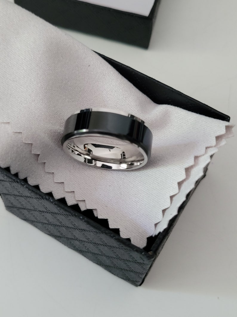 Anti-stress Ring Rotating Anxiety Ring Stainless Steel - Etsy